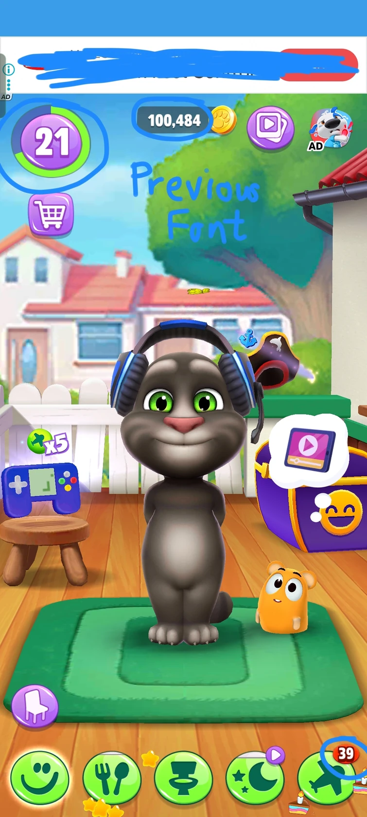 My Talking Tom 2 UI font got updated for the first time | Fandom