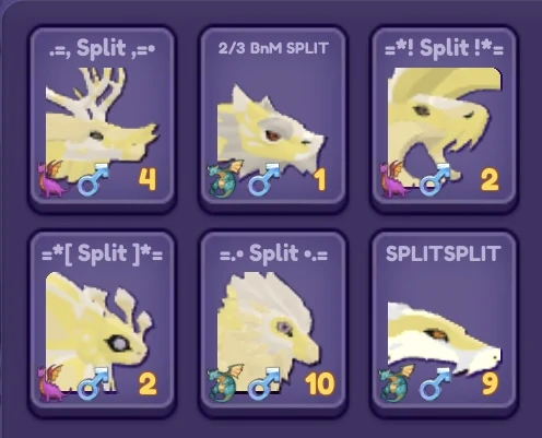 My Split collection so far | Fandom