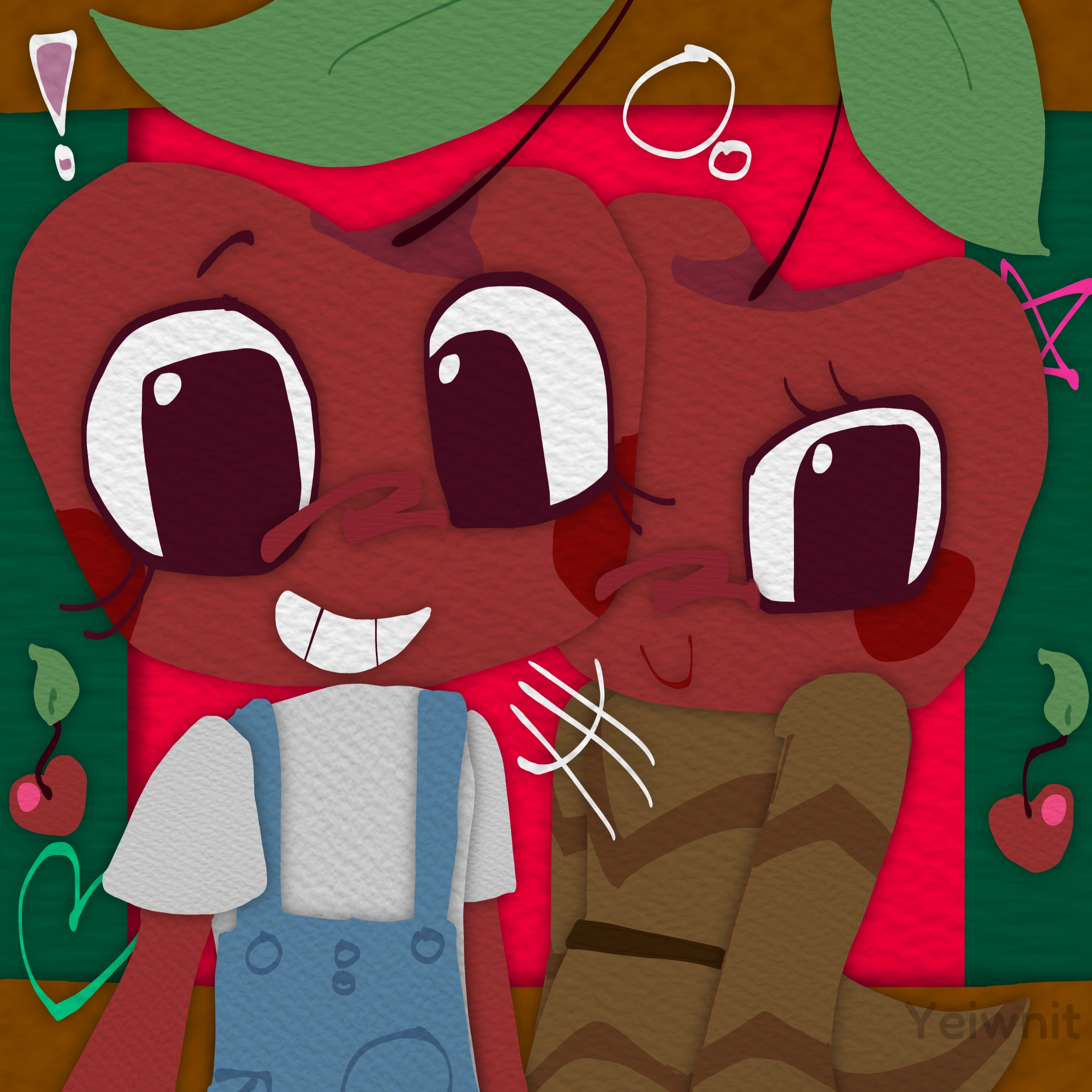 Throws art of my twin Cherry OC or is it OCs?? | Fandom