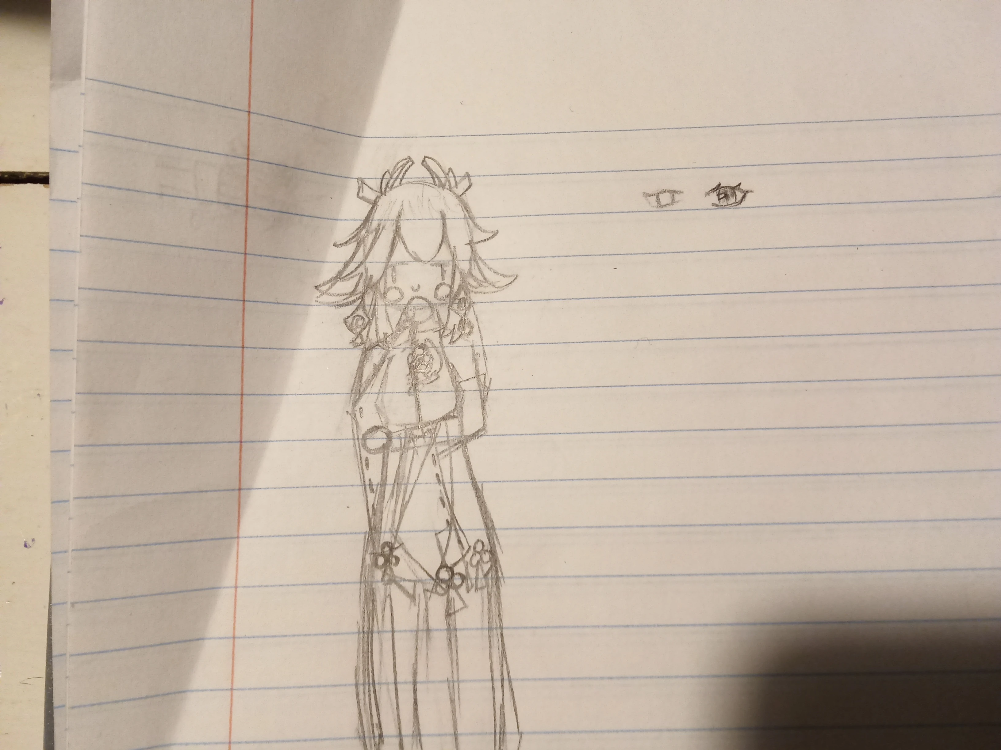 very messy yae miko doodle in english | Fandom