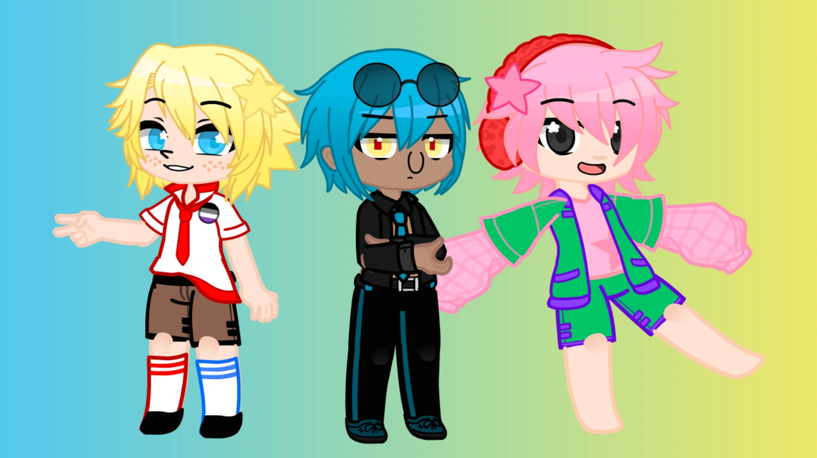 SpongeBob Gang(Humanized) in Gacha Nebula | Fandom