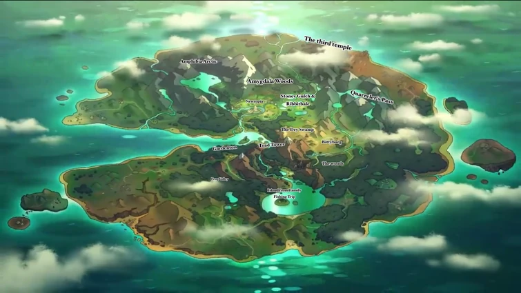 My guess of an Amphibia map | Fandom