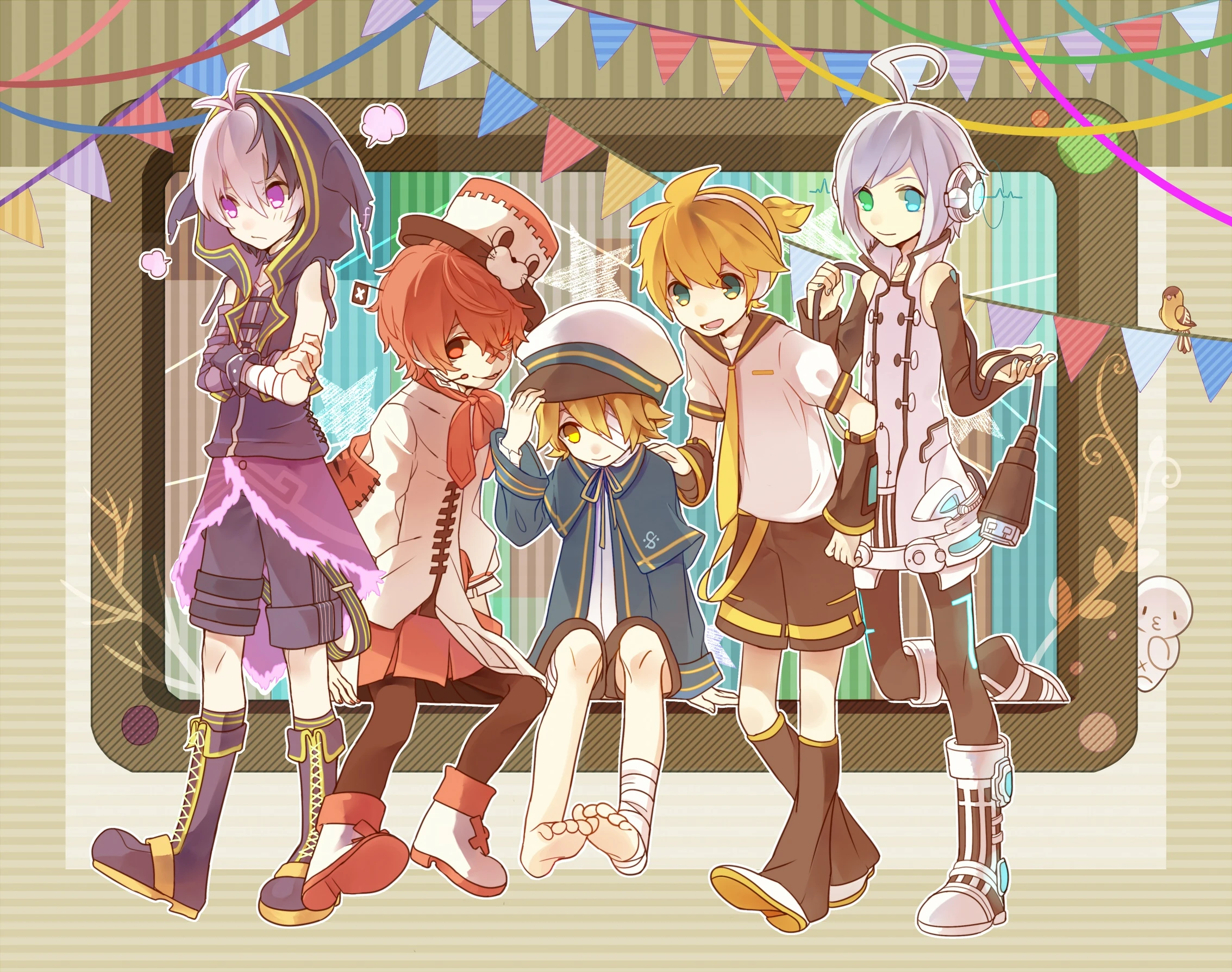 Can some one name all the vocaloids in this picture | Fandom
