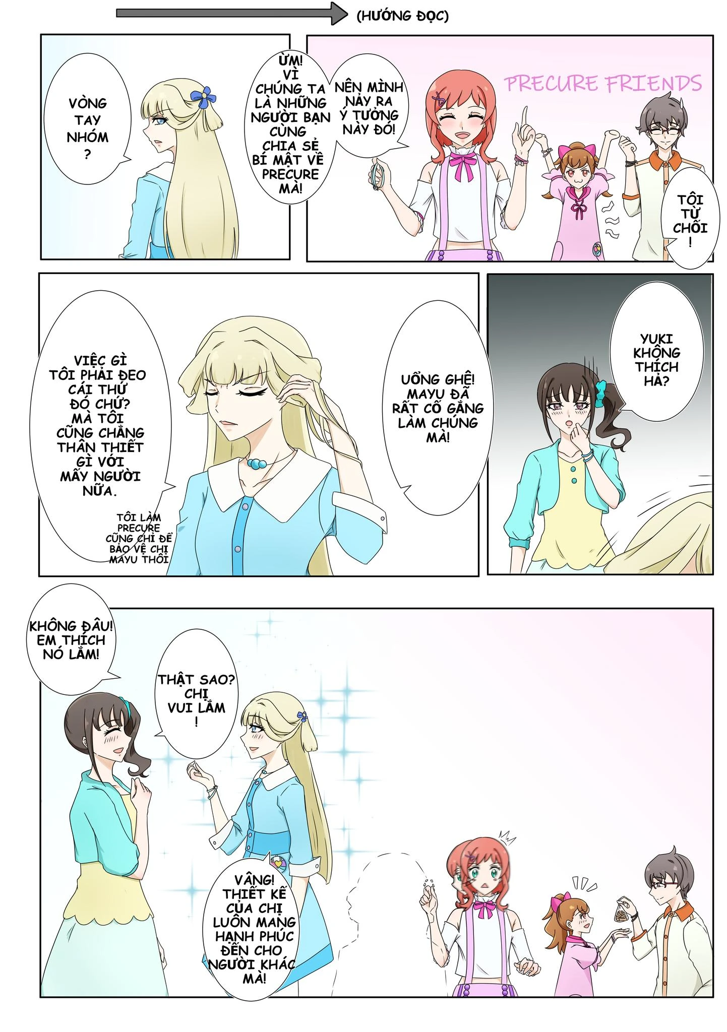 Wonderful Precure comic, made by a Vietnamese fan. | Fandom