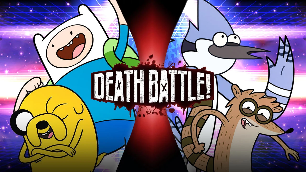 Finn & Jake vs Mordecai & Rigby (Adventure Time vs Regular Show) | Fandom