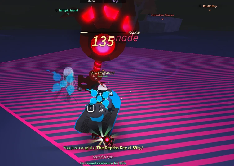 fun fact: its possible to fish depth key in isonade pond (very rare tho, aurora was on the ...