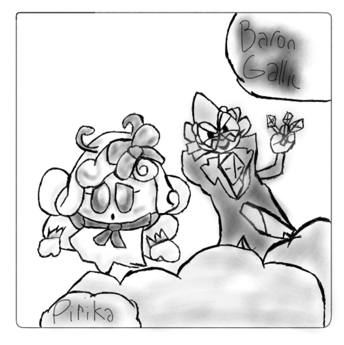 Pirika and Baron Gallic. | Fandom