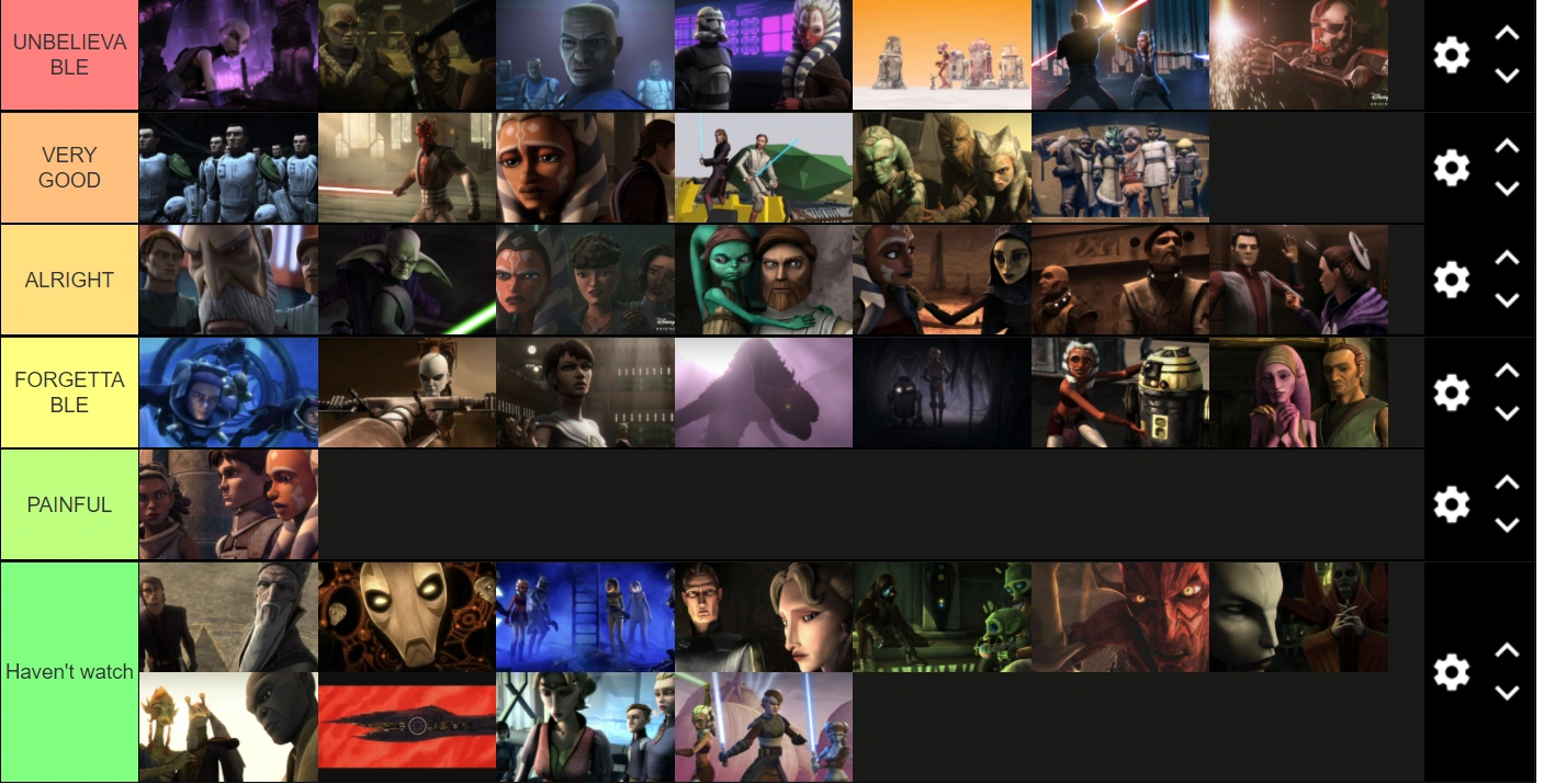 📊 My TCW arc list | Fandom