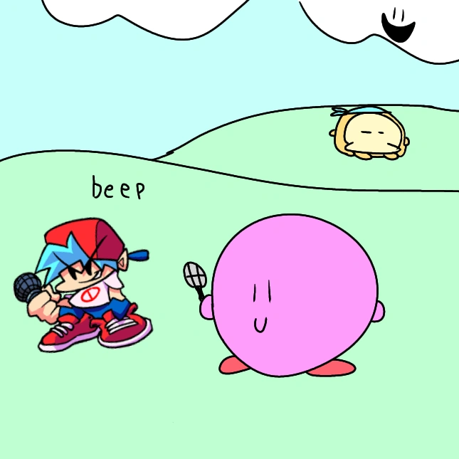 More fnf x kirby art (Trepidation Mod) | Fandom