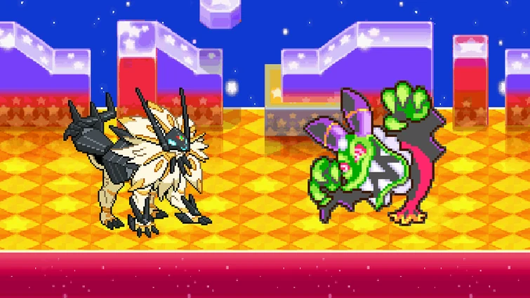 Cackletta vs Necrozma Official Sprite Art | Fandom