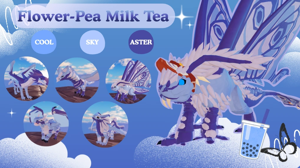 Flower-Pea Milk Tea Shop is now open! | Fandom