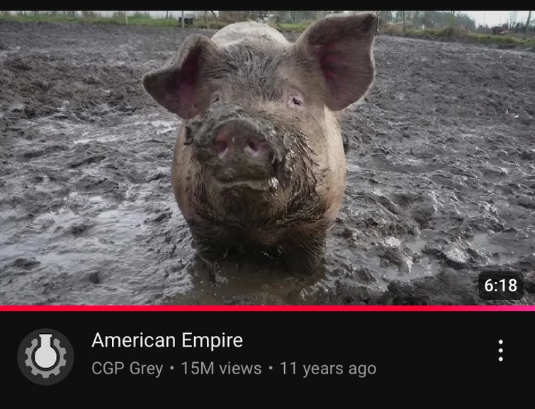 this thumbnail implies america is a mud pit filled with pigs | Fandom