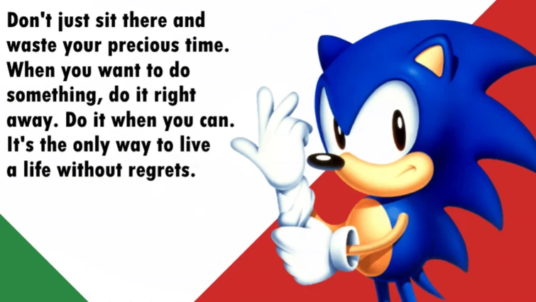 Sonic Motivational Quote | Fandom