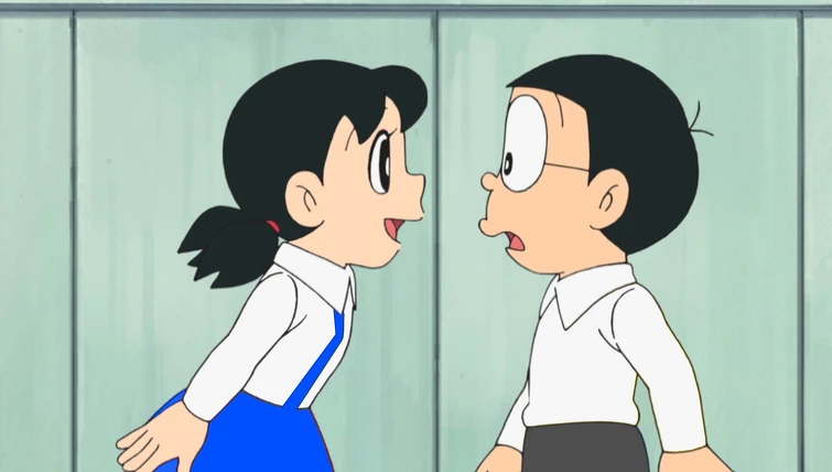 In another timeline, A still from the Doraemon anime broadcast in ...