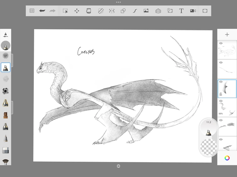 Drawing Caraxes pt 2 | Fandom