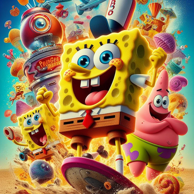 SpongeBob SquarePants AI Movie Posters | Fandom