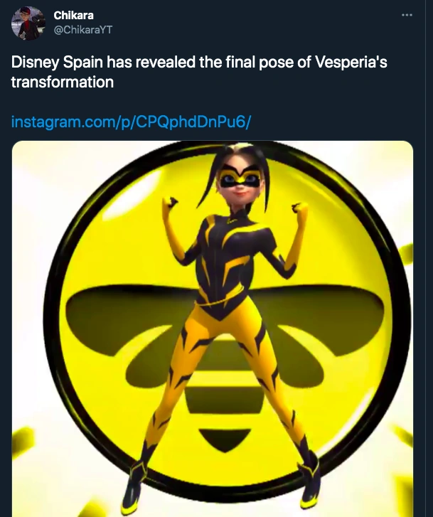 Vesperia's final pose during her transformation! | Fandom