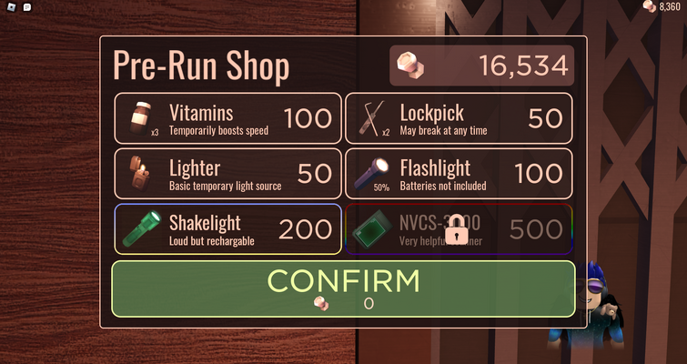 new pre-run shop | Fandom