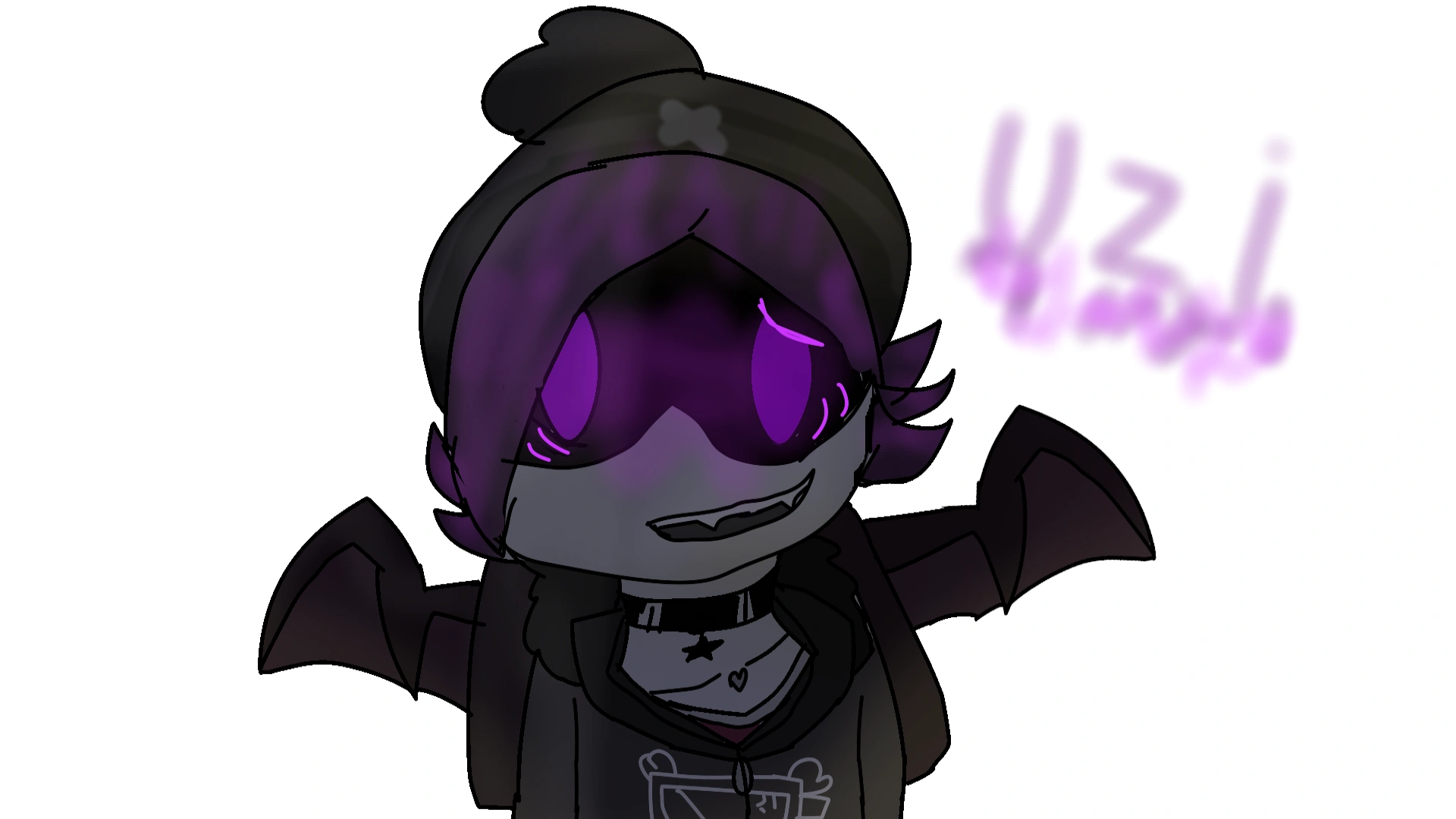 A drawing of uzi | Fandom