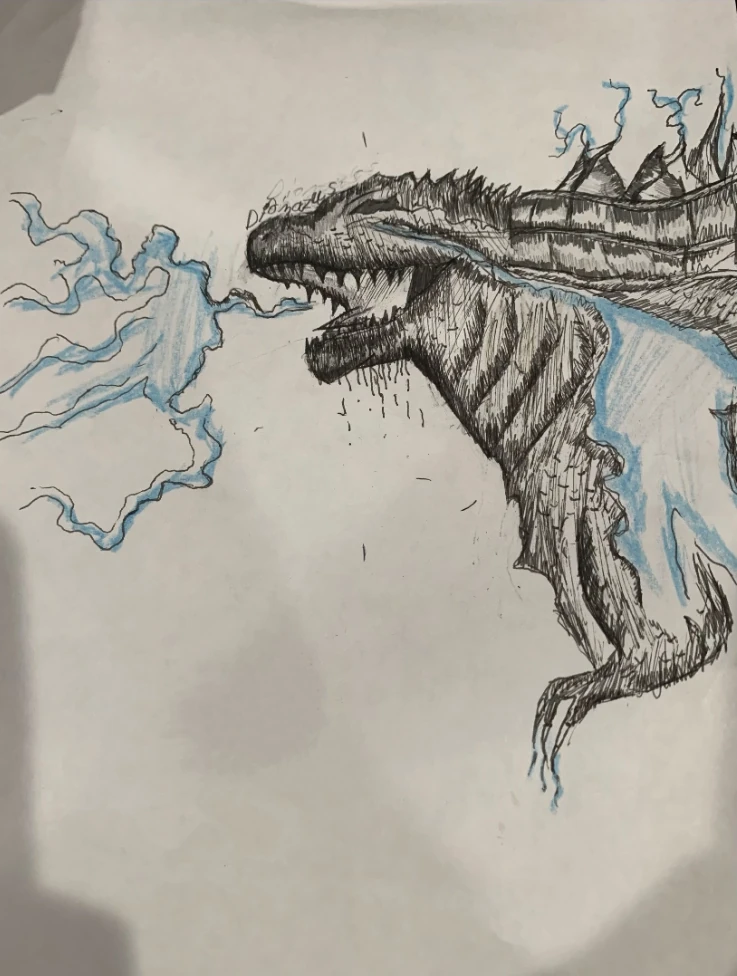Godzilla drawing | Fandom