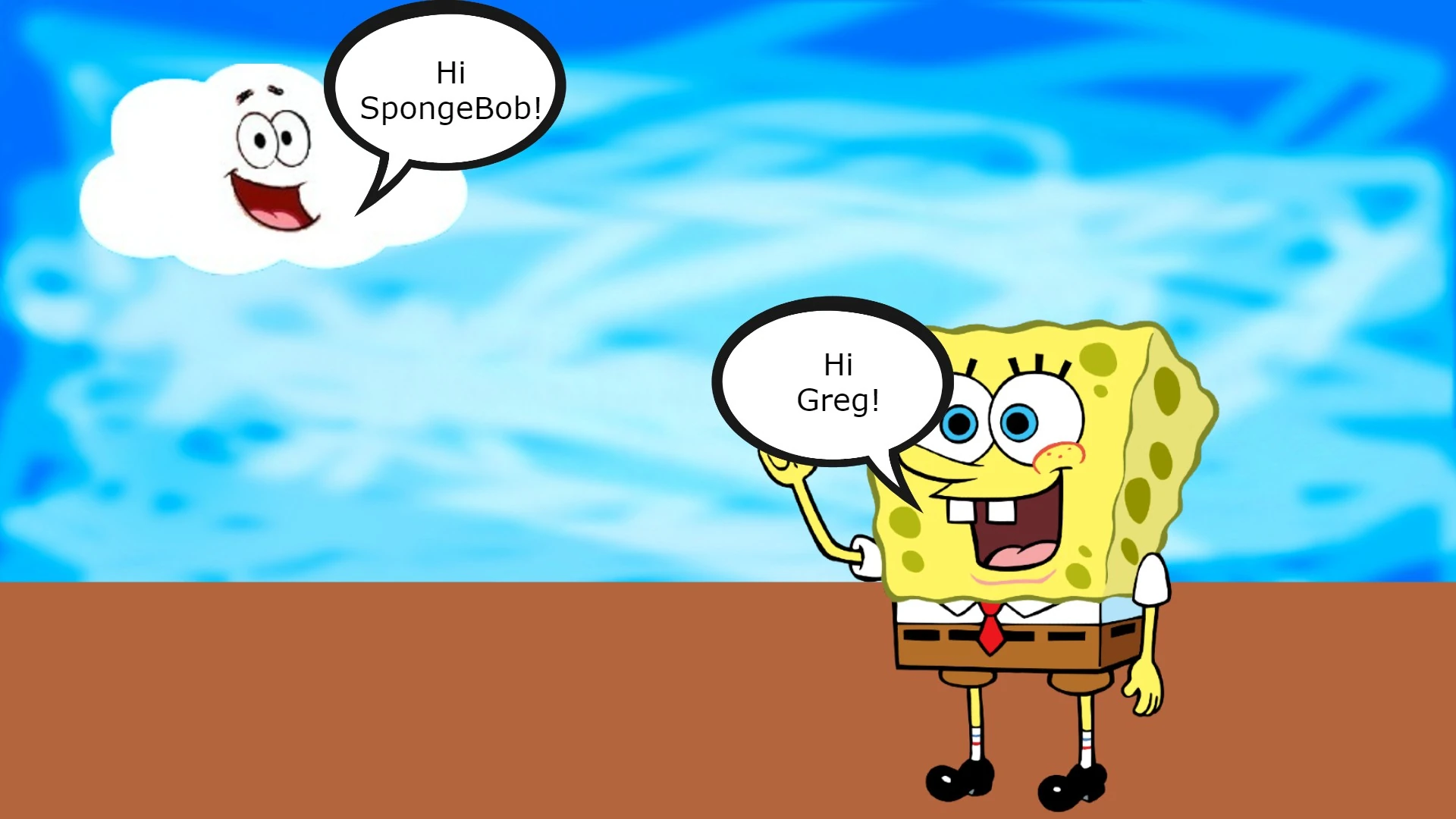 SpongeBob meets Greg the Cloud | Fandom
