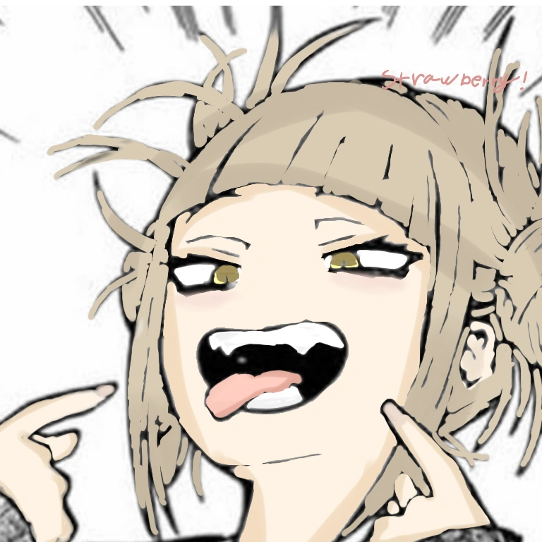 🌸I did a manga panel coloring of Toga🌸 | Fandom