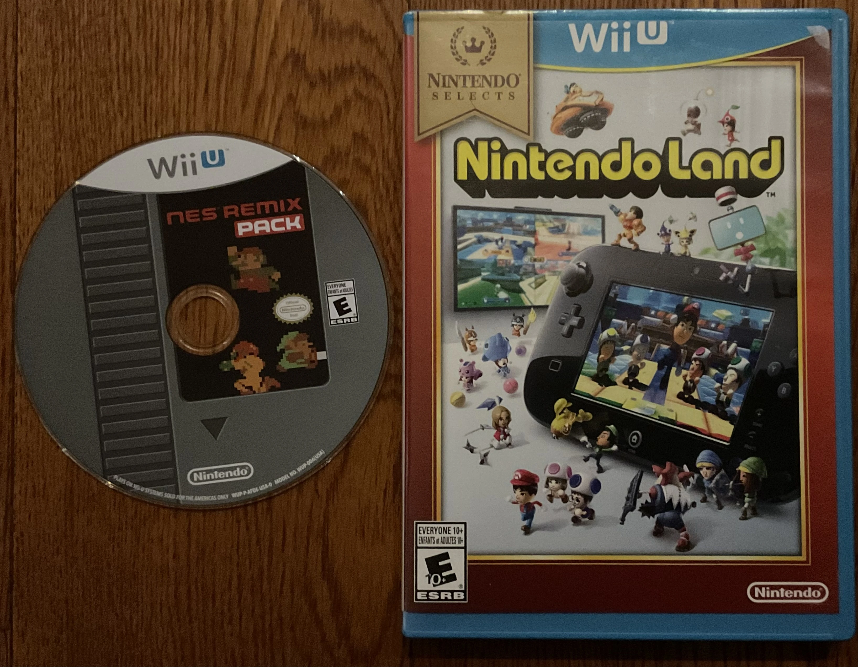 And yeah one more thing I got is Nintendo Land with a bonus NES remix ...