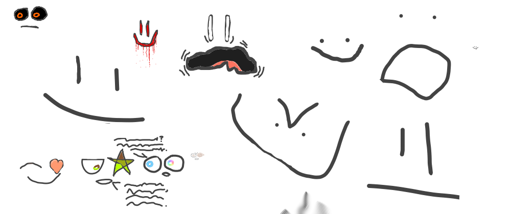 I was bored so I decided to try to draw wacky faces. | Fandom