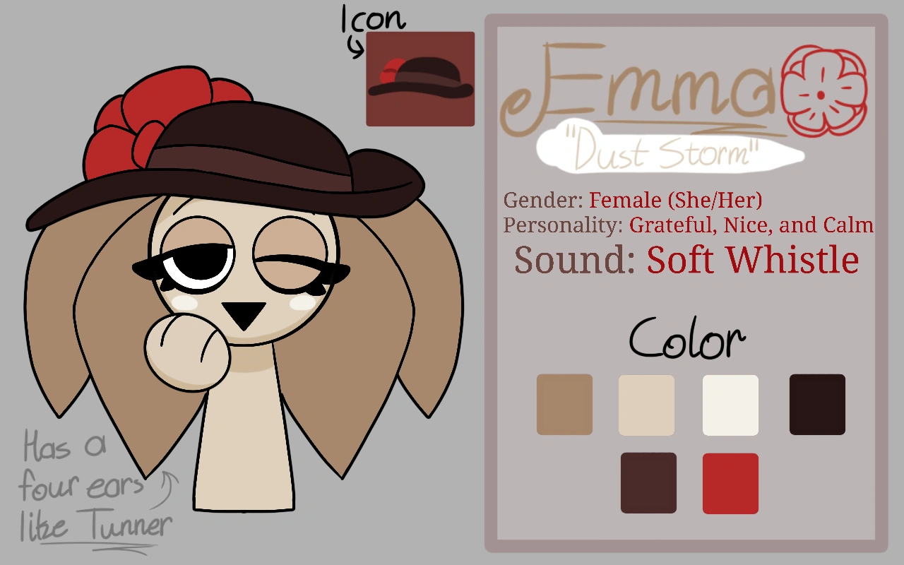 Meet my own sprunki oc, Emma! | Fandom