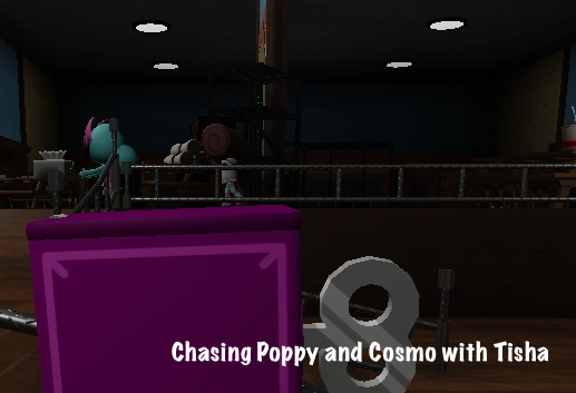 I am still chasing with Tisha with the Twisted Poppy or Twisted Cosmo ...