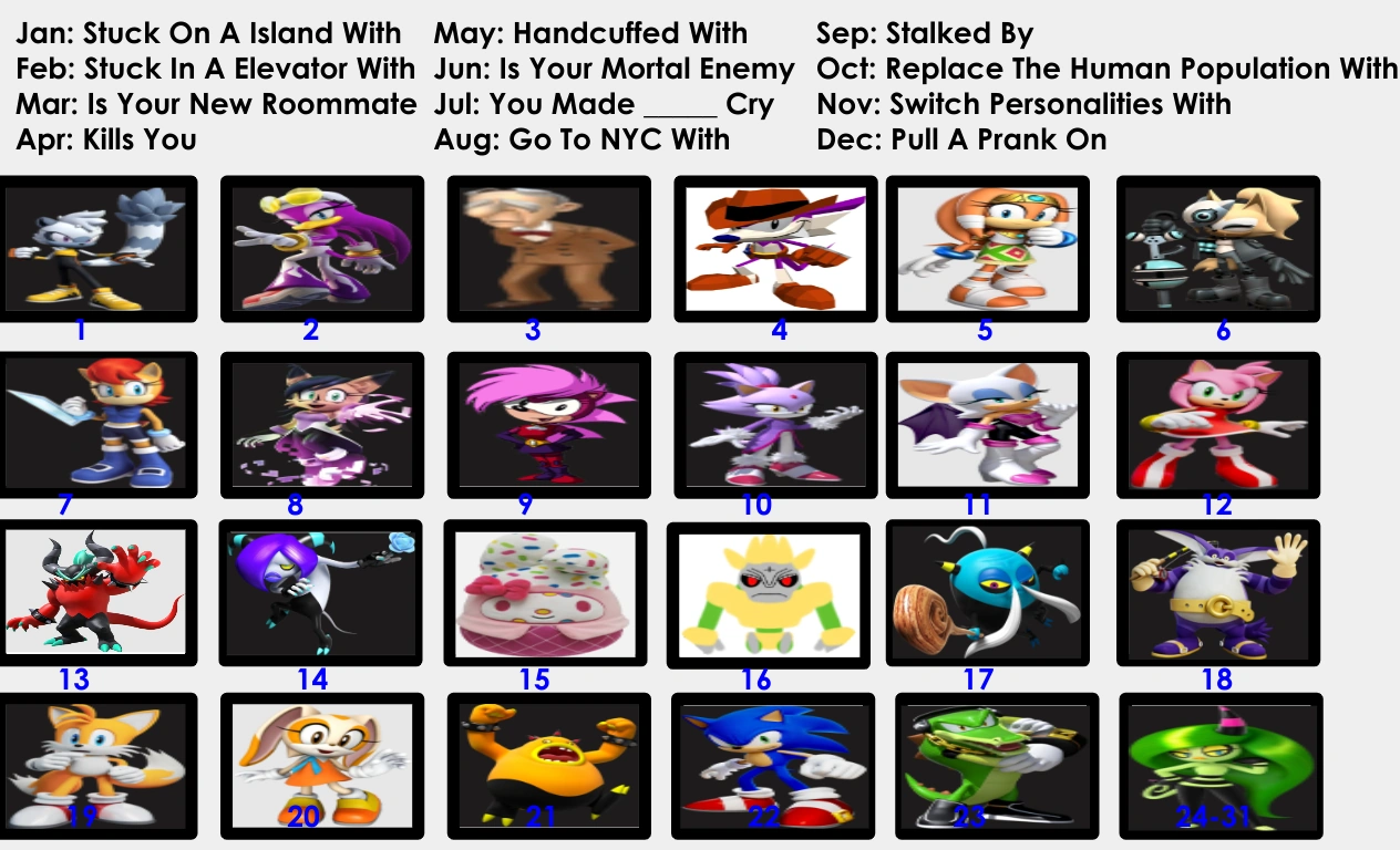 My OWN Sonic The Hedgehog Bday Scenario Game | Fandom