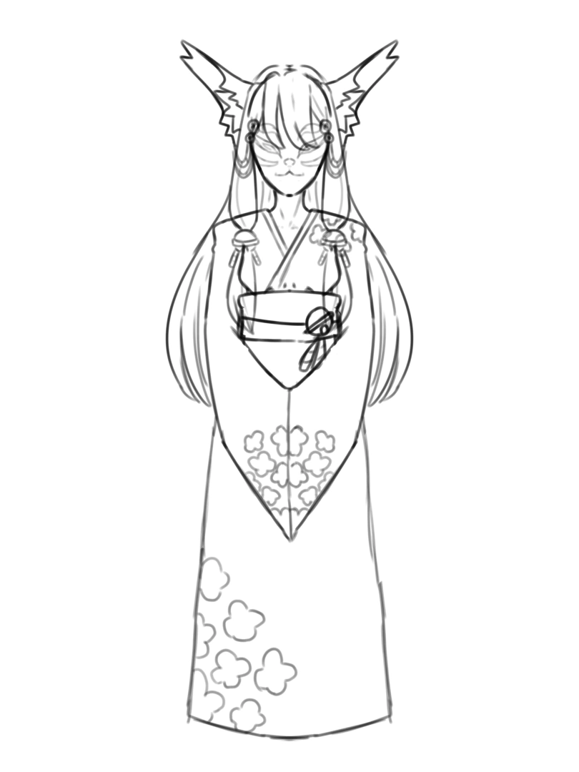 I finally finished the line art for human Ibetchi | Fandom