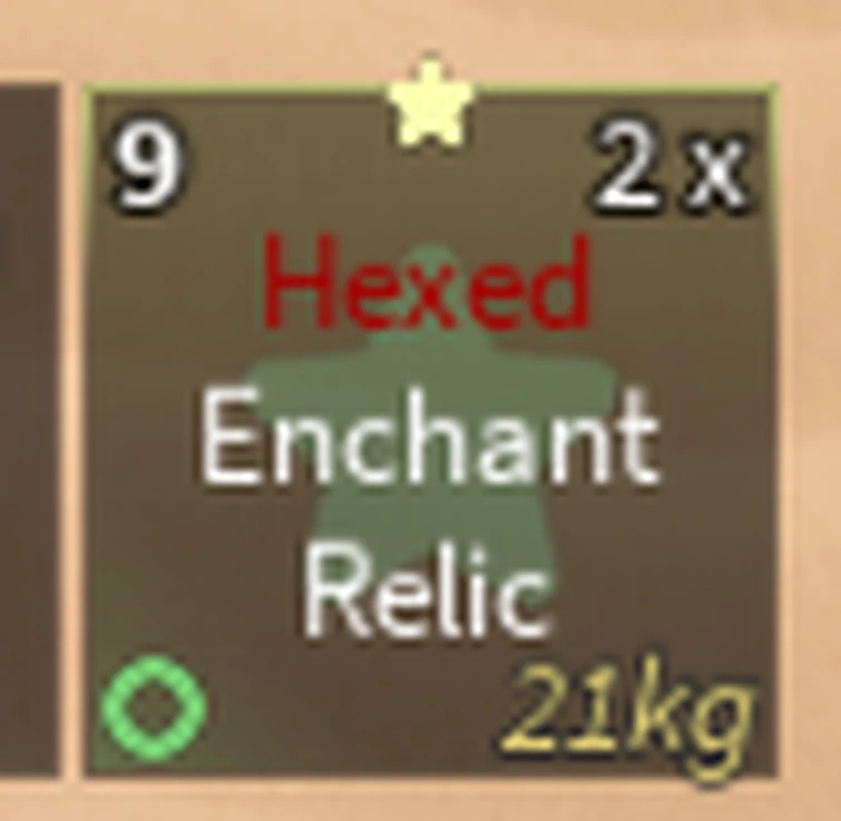 Day 2 of offering 50 Mythical Fish for Hexed Enchant Relic | Fandom