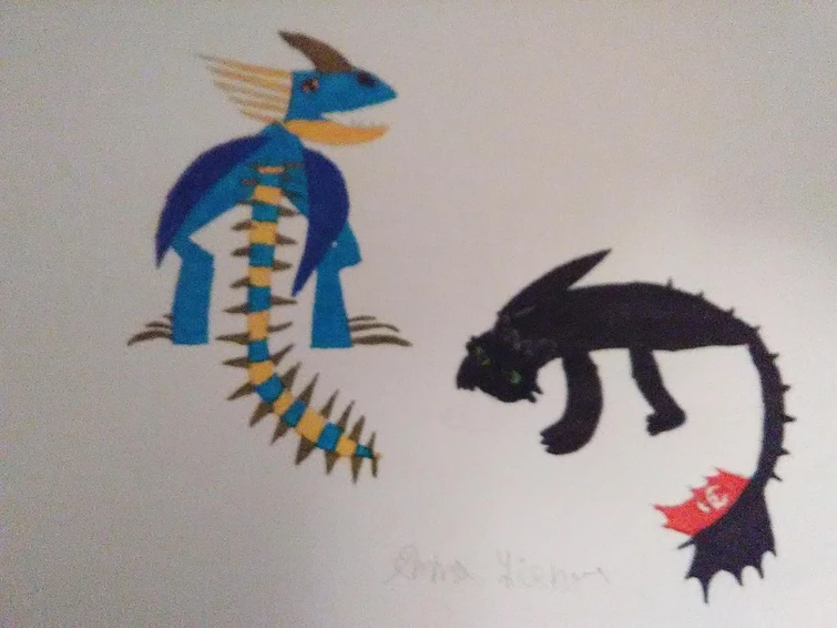 Stormfly & Toothless playing | Fandom