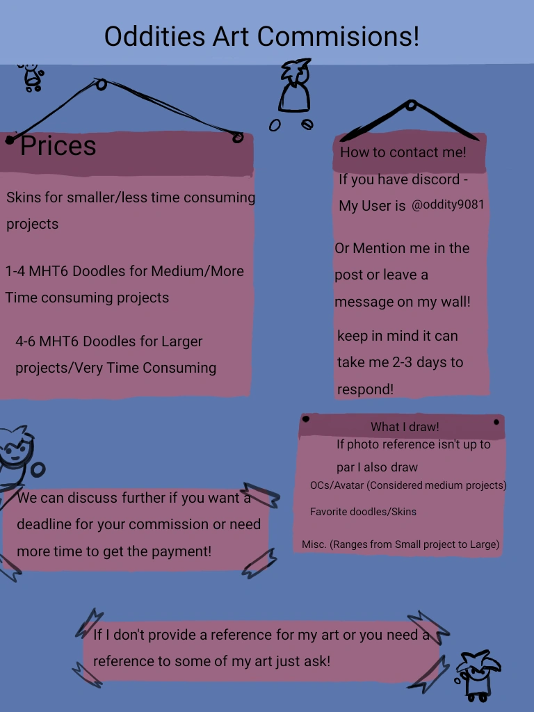 Commissions come get your commissions! | Fandom