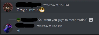 There's two types of people when it comes to showing ocs in the discord ...