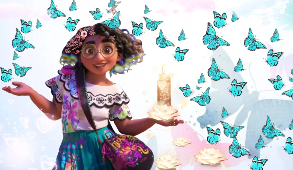 Mirabel Madrigal if she had got a gift and she is the next candle ...