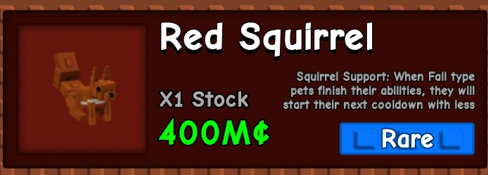 Red Squirrel Ability changed | Fandom