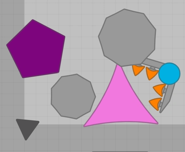 A mystic beta pentagon, carbon fiber triangle, and an alpha crasher ...