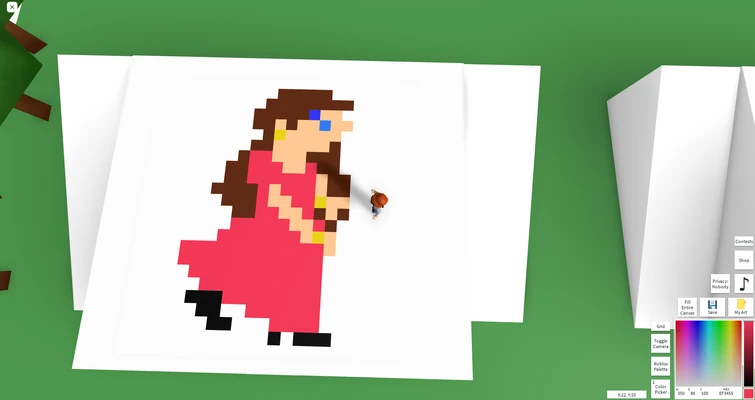 Peach, Daisy, Rosalina & Pauline in Pixel Art | Fandom