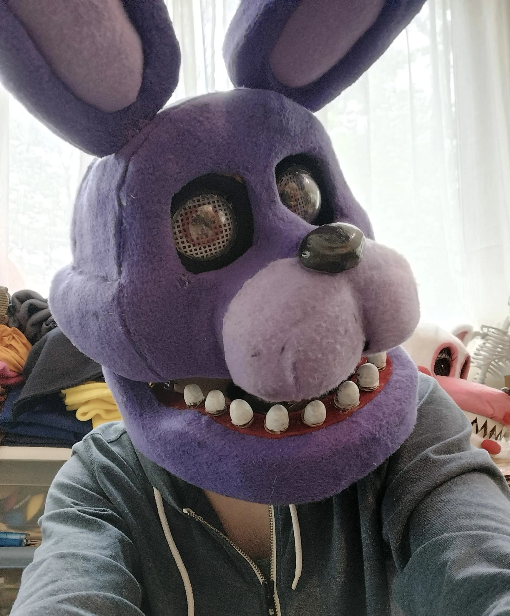 Incredible Bonnie Mask Made by my Friend | Fandom