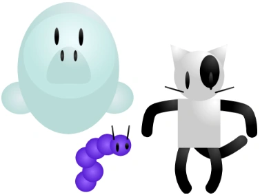 Was bored so i made some animal guys. | Fandom