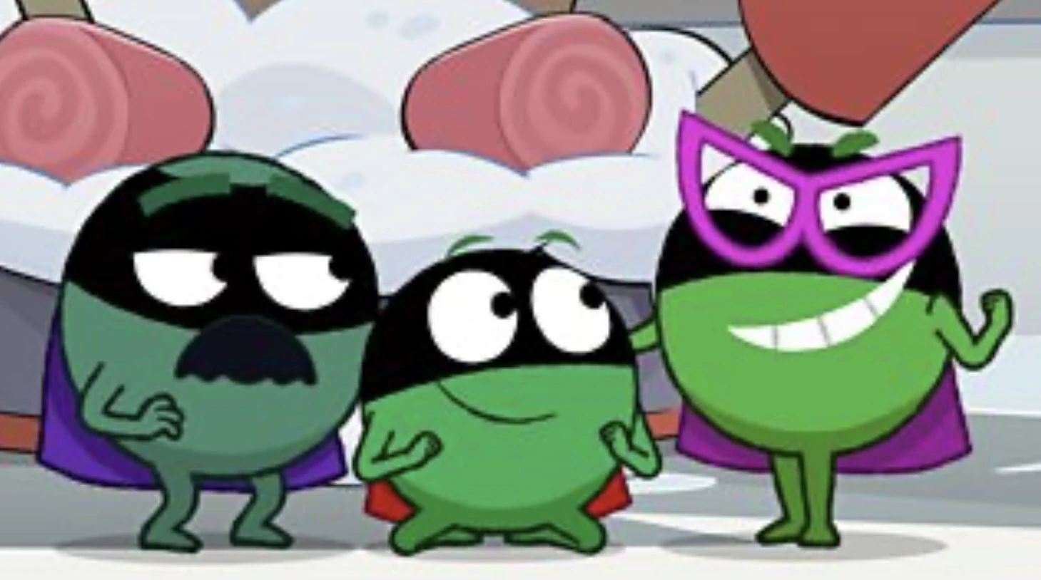So um… evil pea’s parents were revealed. | Fandom