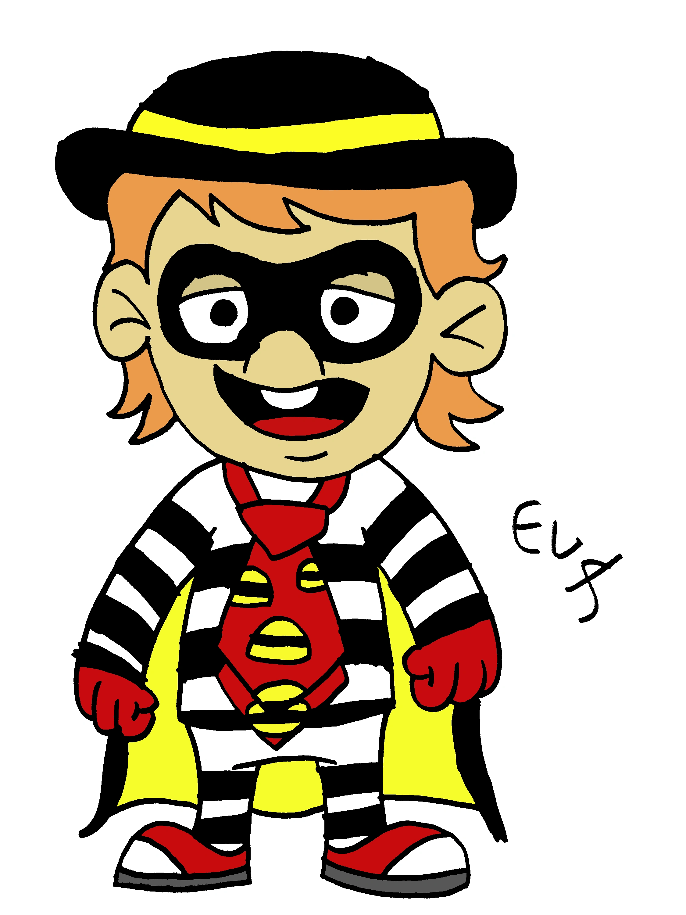 Our drawing of the Hamburglar | Fandom
