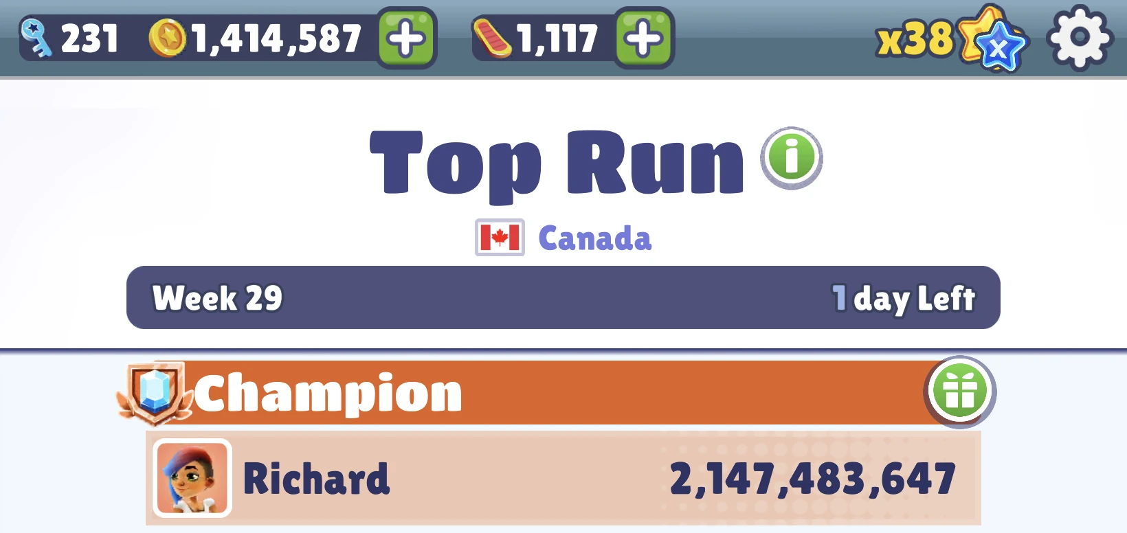 Weekly Run Cheater | Fandom