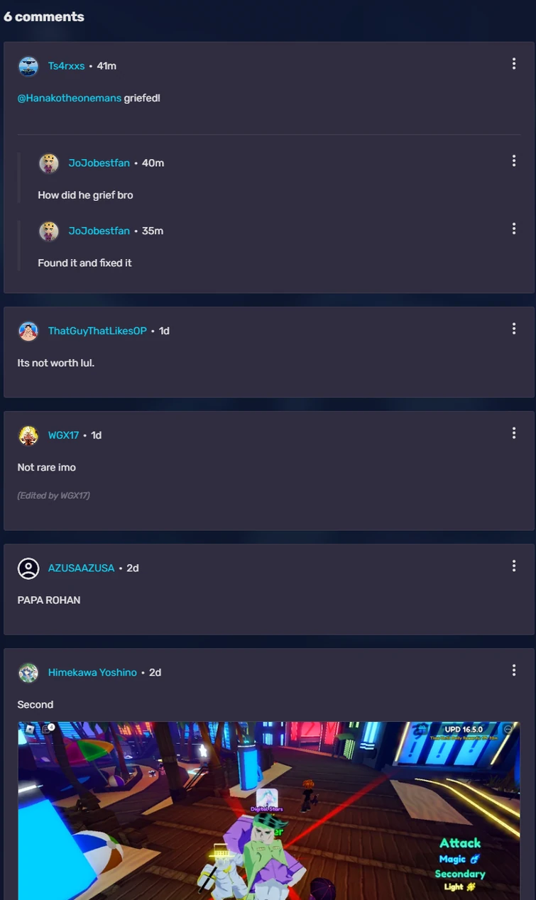 Cant comment on wiki pages | Fandom