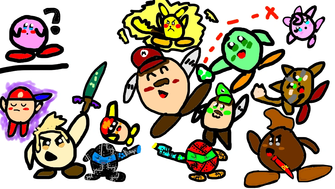 All of the OG twelve (Smash) as Puffballs | Fandom