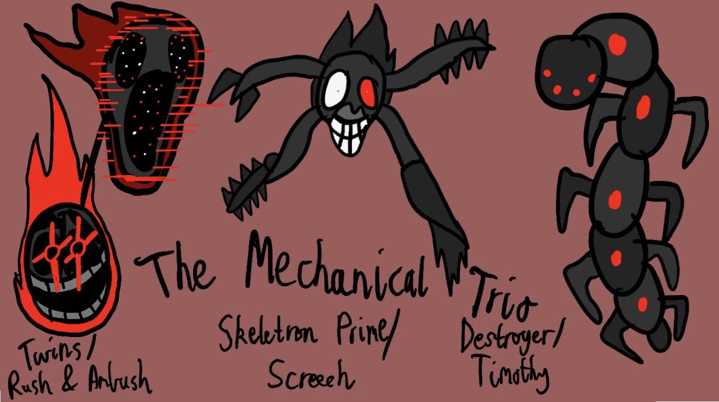 The Mechanical Trio (as Entities!) | Fandom