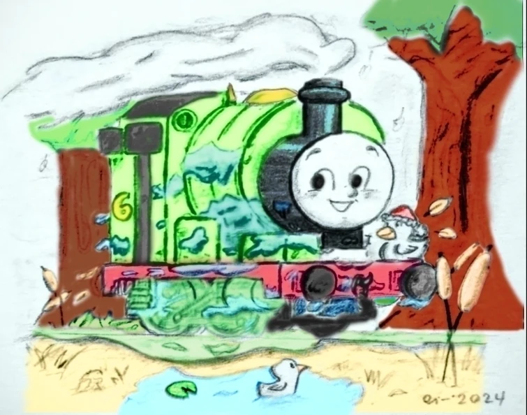 Drew My Little Push Along Percy! | Fandom