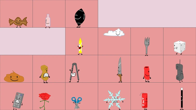 BFDI Recommended Characters Viewer Voting 6 (VTE) | Fandom